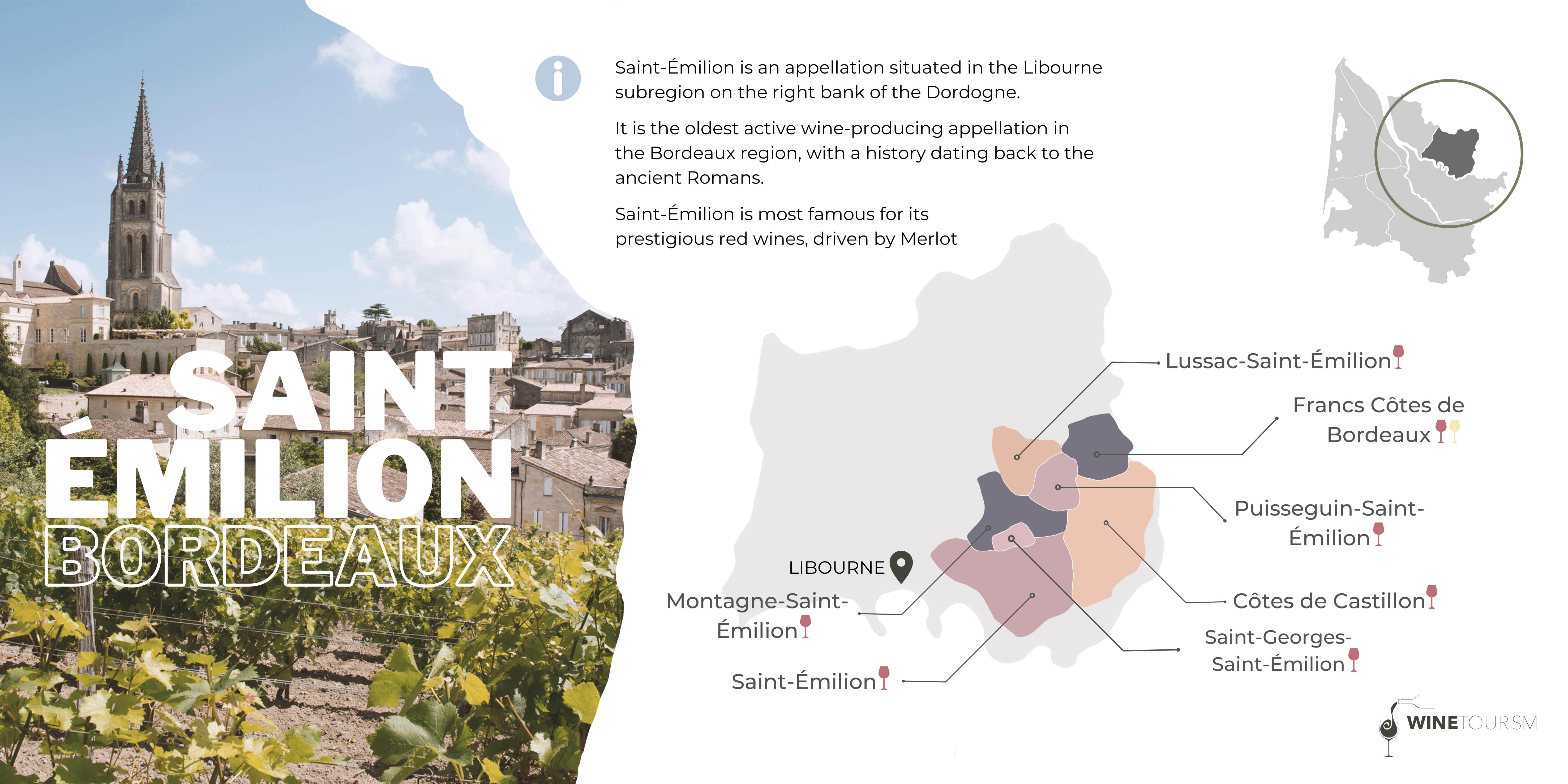Saint-Émilion Wine Region France Free Wine Map | Corked News
