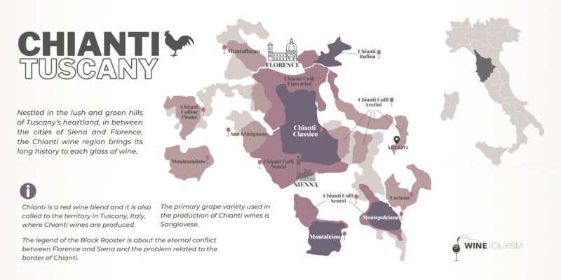 Chianti Wine Region Italy Free Wine Map | Corked News