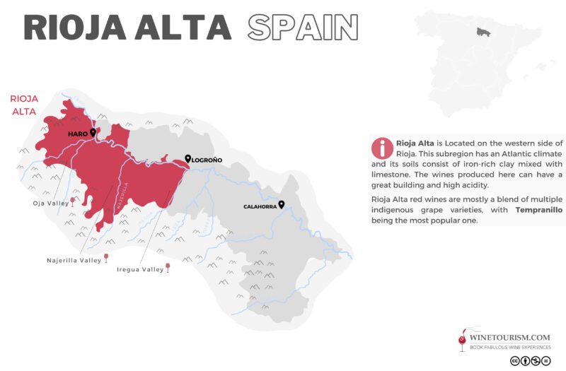 Rioja Alta Wine Region Spain Free Wine Map | Corked News